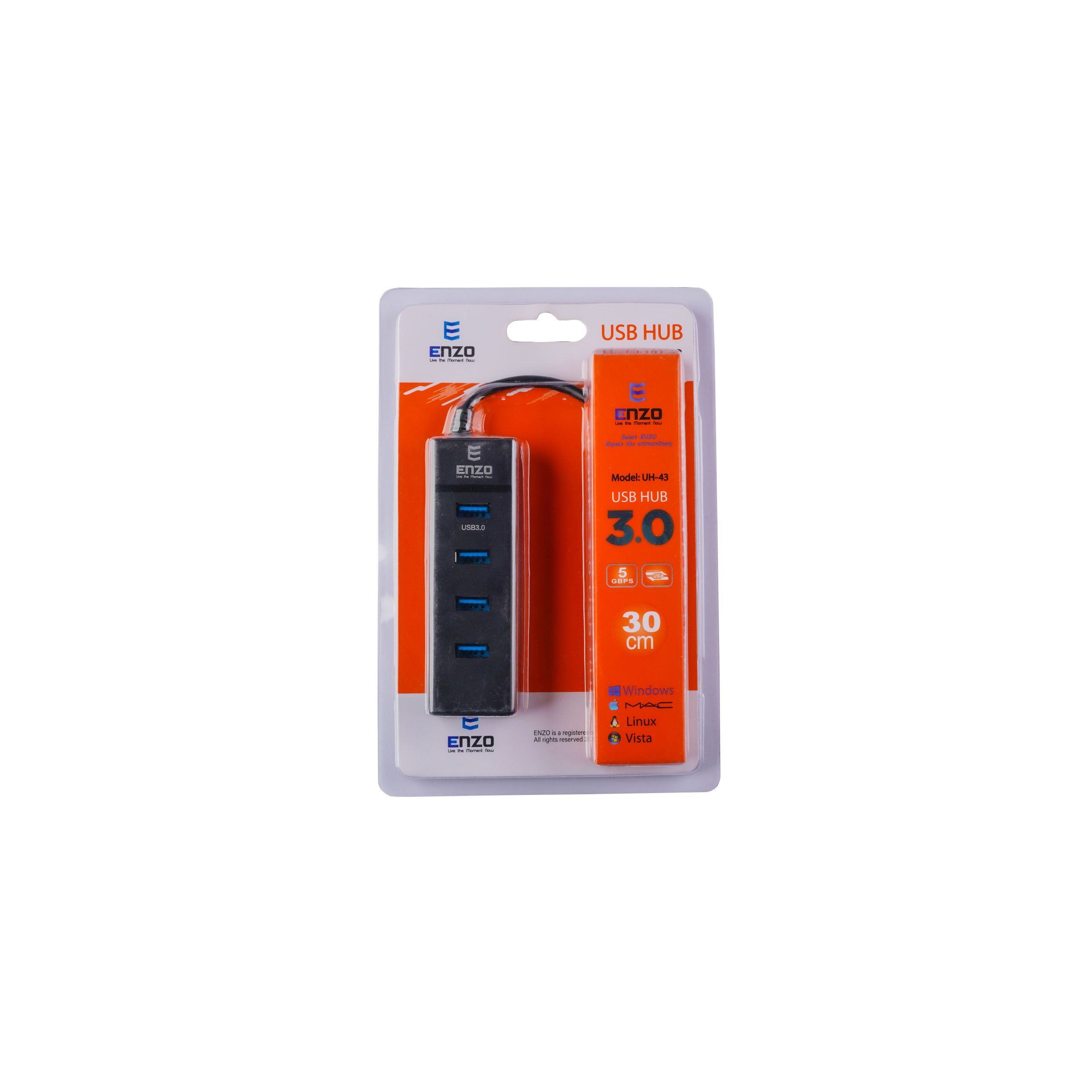 هاب 4 پورت ENZO UH-43 USB3 – سیستم برتر