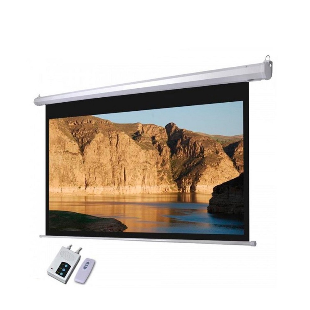 پرده نمایش برقی پروژکتور Scope سایز 200x 200 – سیستم برتر